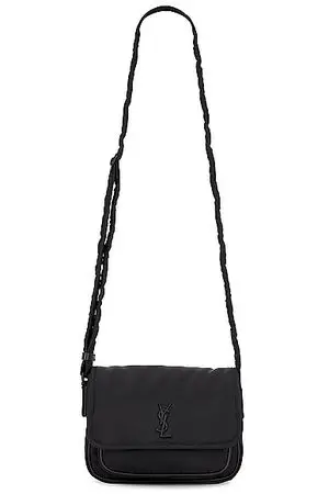 Saint Laurent Bv Niki Messenger Bag - Nero