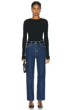 Eterne Long Sleeve Fitted Top