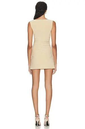 Norma Kamali Sleeveless Pickleball Mini Dress