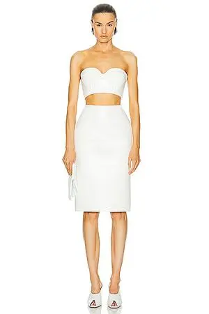 Alaïa Patent Leather Pencil Skirt