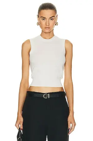 NILI LOTAN May Sweater Tank - Ivory