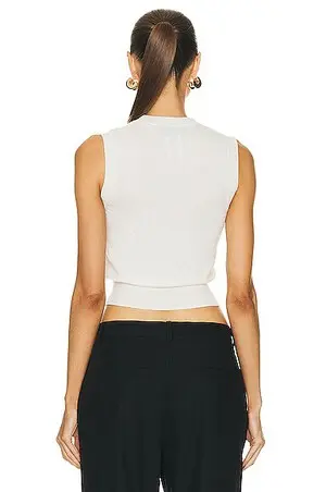 NILI LOTAN May Sweater Tank - Ivory