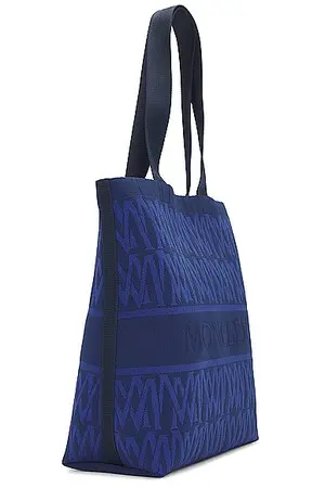 Moncler Knit Tote Bag - Navy