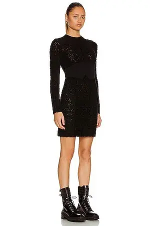 Alaïa Fitted Mini Dress With Corset Detail