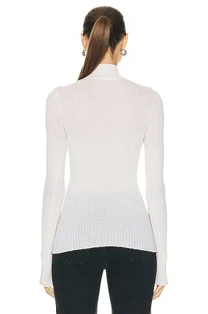 Sprwmn Mock Neck Top