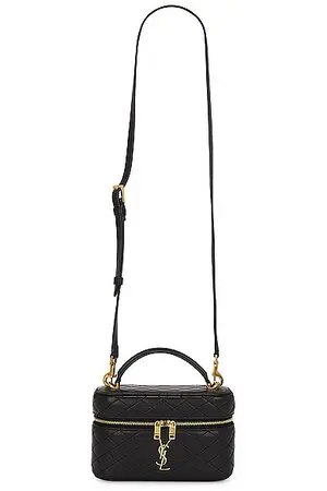 Saint Laurent Mini Gaby Vanity Bag - Nero