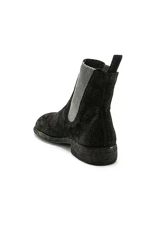 Guidi Suede Chelsea Boots - Black