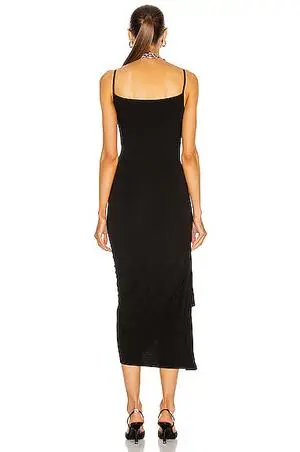 Rabanne Button Down Ruched Dress