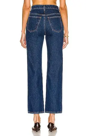 Khaite Abigail Straight Leg Jean