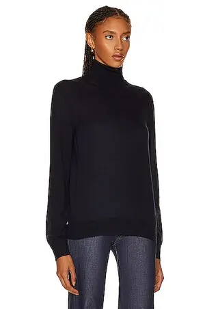 THE ROW Lambeth Cashmere Sweater - Dark Navy