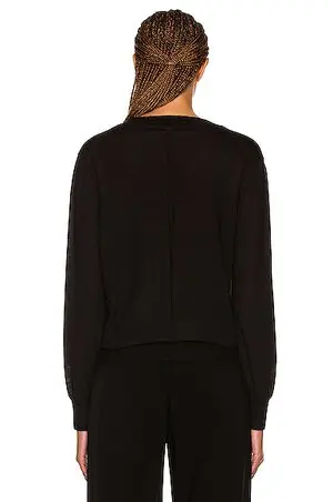 THE ROW Stockwell Cashmere Sweater - Black