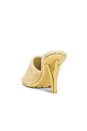 Bottega Veneta Sculptural Heel Fabric Sandals