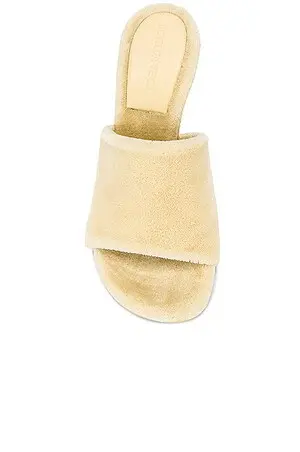 Bottega Veneta Sculptural Heel Fabric Sandals