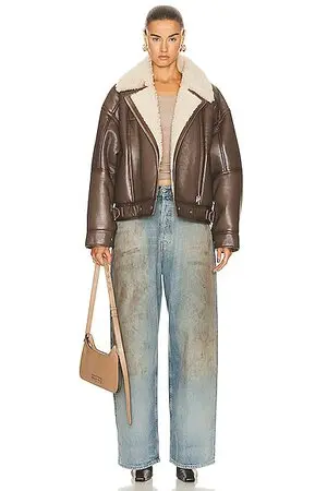Acne Studios Dirty Look Wide Leg Jeans