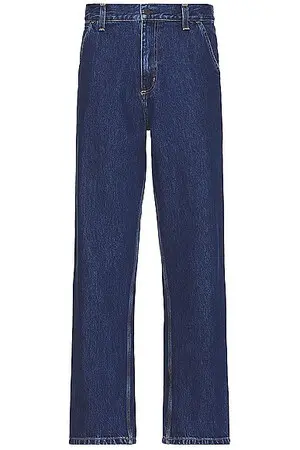 Carhartt Work In Progress Single Knee Jeans - Blue