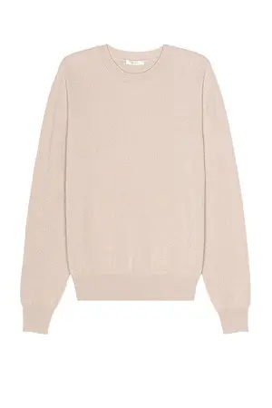 THE ROW Benji Crew Neck Sweater - Limestone