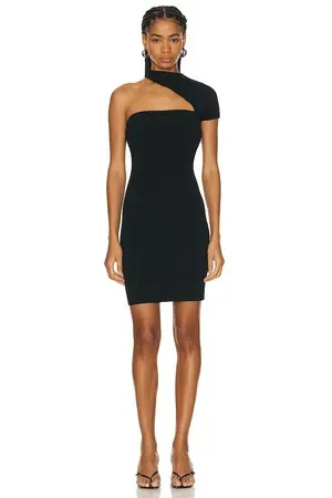 Isabel Marant Orka One-shoulder Mini Dress