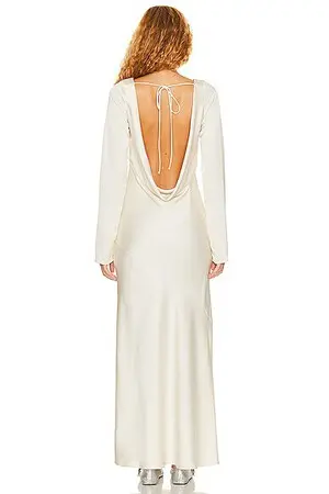 HELSA Angelica Backless Maxi Dress