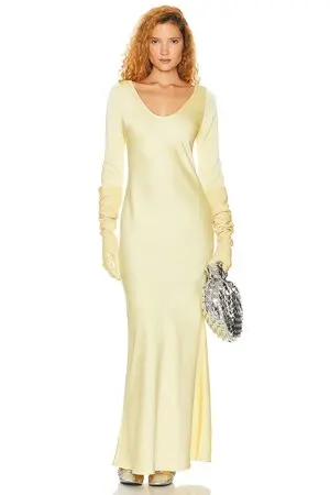 HELSA Angelica Backless Maxi Dress
