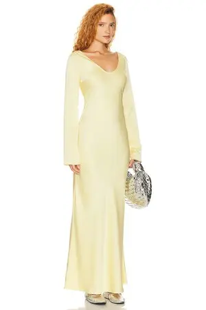 HELSA Angelica Backless Maxi Dress