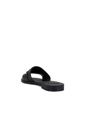 Moncler Mon Slide Sandals - Black