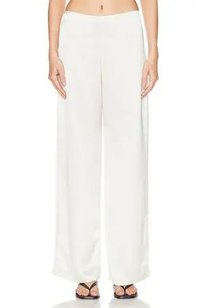 LESET Barb Wide Leg Pant - Creme
