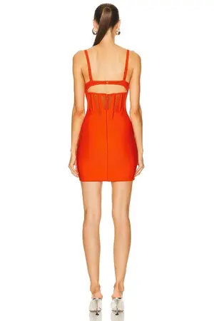 MUGLER Sleeveless Mini Dress