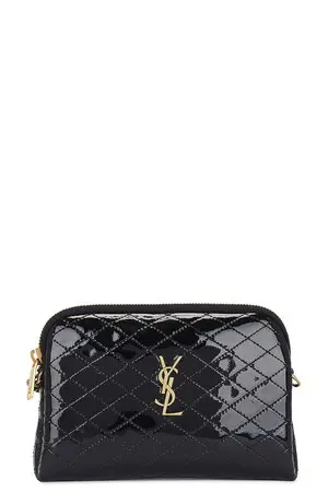 Saint Laurent Gaby Zipped Pouch With Chain Bag