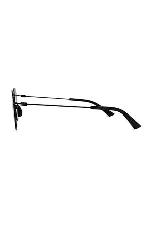 Bottega Veneta Thin Triangle Round Sunglasses