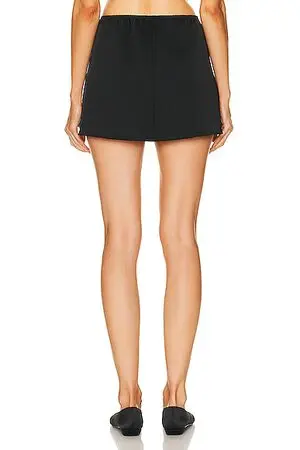 LESET Barb Mini Skirt In Satin