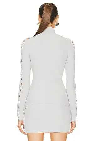 Alaïa Long Sleeve Turtleneck Top