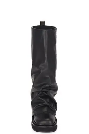 Attico Robin Combat Boots - Black