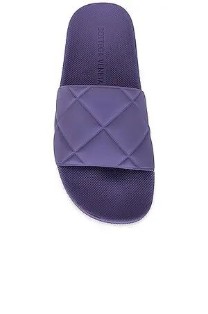 Bottega Veneta Rubber Slides - Lavender