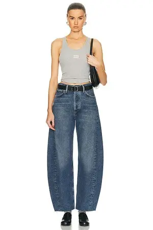 AGOLDE Luna Pieced Wide-leg Jeans - Control