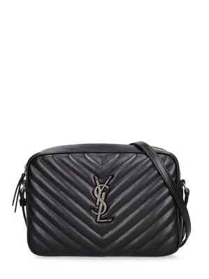 Saint Laurent SAINT LAURENT Lou Monogram Leather Camera Bag - Black