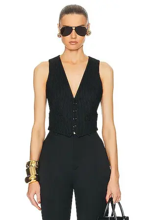 Saint Laurent Gilet Top
