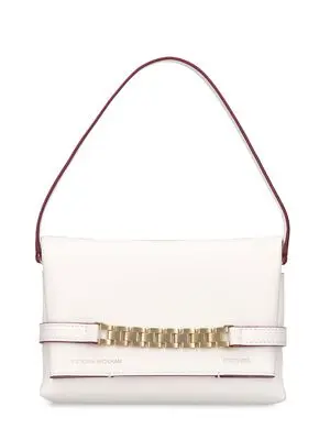 Victoria Beckham VICTORIA BECKHAM Mini Chain Pouch - White