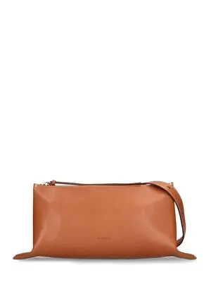 JIL SANDER JIL SANDER Leather Shoulder Bag - Tan