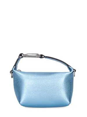 EERA EÉRA Tiny Moon Laminated Leather Bag - Turquoise