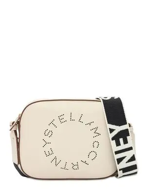 Stella McCartney Soft Faux Leather Camera Bag - Pure White