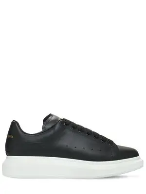 Alexander McQueen MCQUEEN 45mm Leather Sneakers - Black