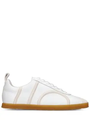 TOTEME TOTEME 10mm Leather Sneakers - Off White