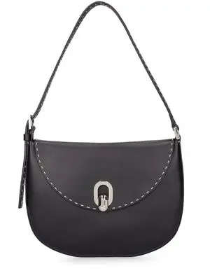Savette SAVETTE Small Tondo Studded Hobo Bag - Black
