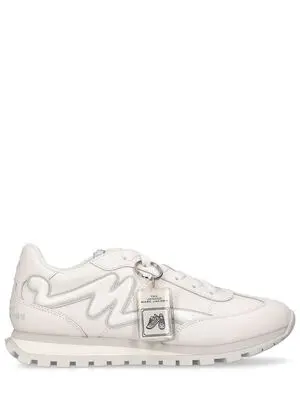 Marc Jacobs The Leather Jogger Sneakers - White