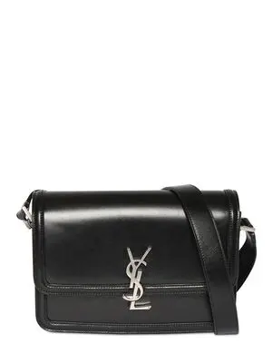 Saint Laurent Solferino Leather Bag - Black