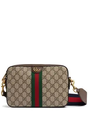 Gucci Ophidia Gg Shoulder Bag - Beige,brown