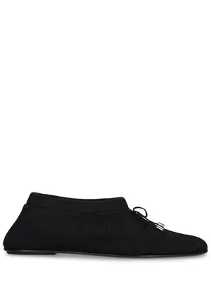 TOTEME TOTEME 5mm Knit Flats - Black