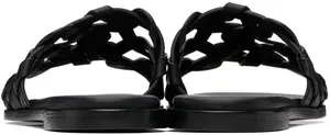GIANVITO ROSSI Black Amalfi Sandals