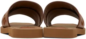 Chloé Brown Woody Slides