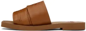Chloé Brown Woody Slides